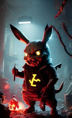 Horror Pikachu Scary Pokemon Pikachu Drawing Pikachu Art