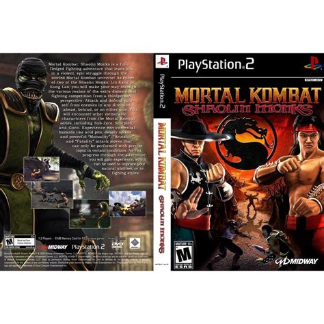 🔥ps2 Games Cd Dvd 🔥ps2 Mortal Kombat Shaolin Monks Dvd Game Shopee