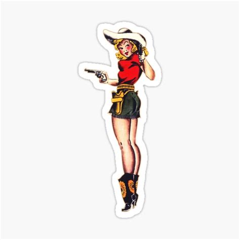 Sailor Jerry Pin Up Sticker For Sale By Teevintage Redbubble