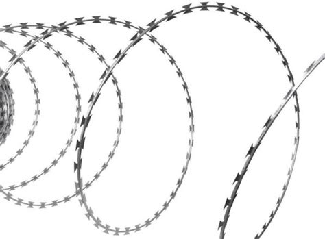 Single Loop Spiral Razor Wire Dongfu Razor Wire And Barbed Wire