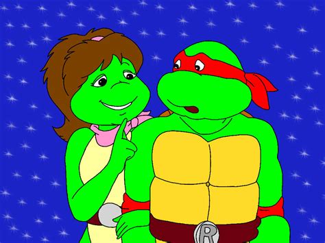 Tmnt Raphael And Mona Lisa On A Date Night By Crawfordjenny On Deviantart