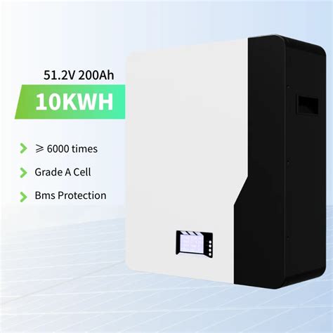 10kw 48v Wall Mounted Lithuim Battery 512v 100ah 200ah Solar Battery