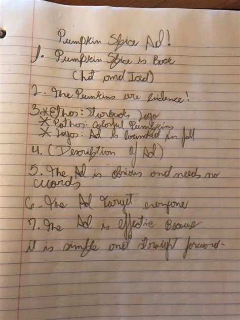 Ad Analysis Rough Draft And Invention Technique