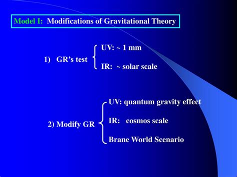 Ppt Theoretical Aspects Of Dark Energy Models Powerpoint Presentation