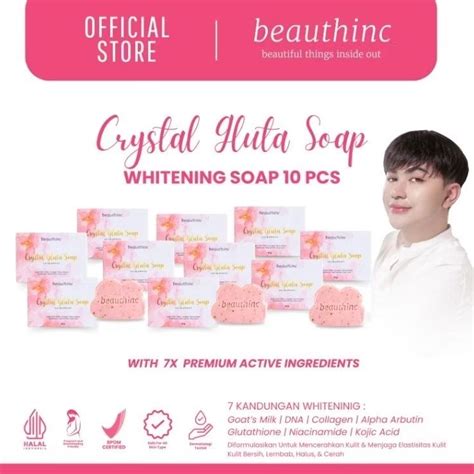Jual Exclusive Hakim Kim 10pcs Crystal Gluta Soap Shopee Indonesia