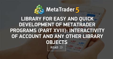 Library For Easy And Quick Development Of Metatrader Programs Part