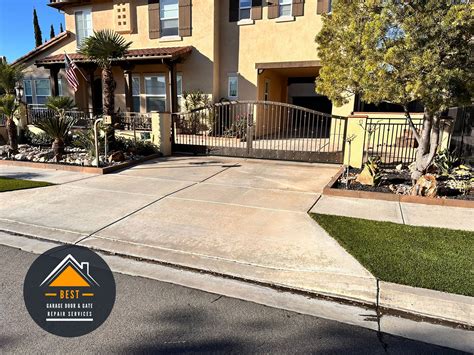 Wrought Iron Fence Vehicular Automated Gate