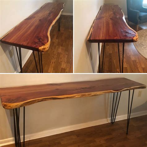 Console Table Console Table Decorating Live Edge Console Table Live
