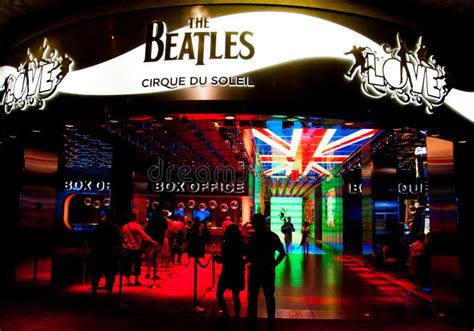 The Beatles At The Mirage Hotel Editorial Image Image Of Love