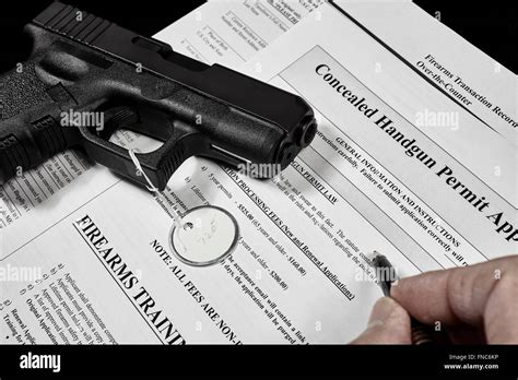 Revolver Gun With Concealed Permit Hi Res Stock Photography And Images Alamy
