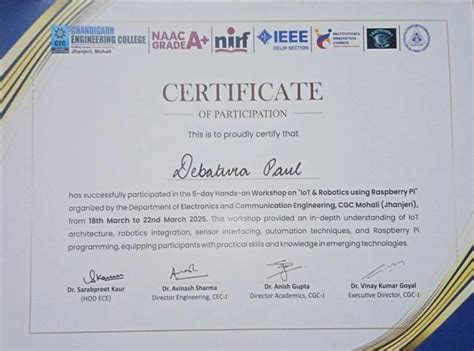 Iot Robotics Raspberrypi Ece Cgcjhanjeri Techinnovation