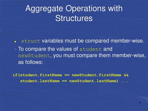 Records C Structs Chapter Ppt Download