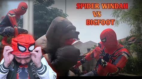 Windah Jadi Spiderman Spider Windah Vs Bigfoot Momen Kocak Windah