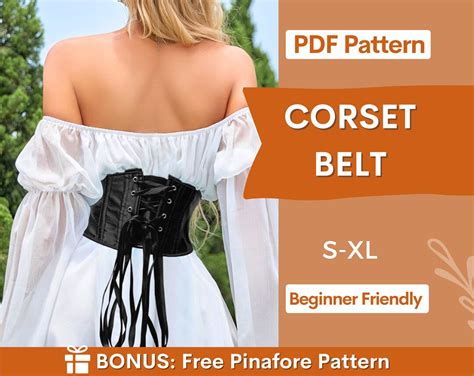 Underbust Corset Sewing Pattern Pdf Corset Belt Pattern Corset Pattern