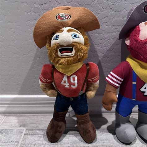 Offical 49ers Team Shop ‘sourdough Sam 14” Plush Mascot For Sale In
