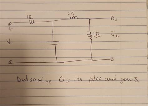 Solved Determine G Its Poles And Zeros Chegg Com