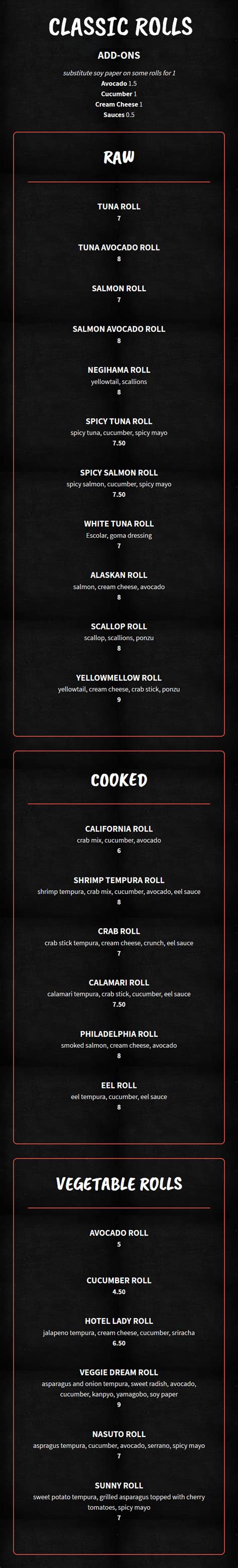 Koen Menu Order Online Delivery Lincoln Ne Japanese Bbq And Sushi City Wide Delivery