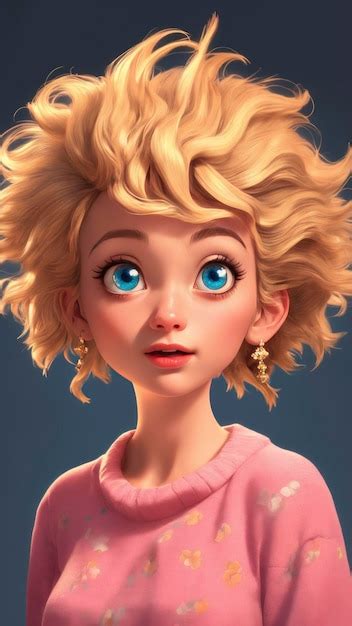 Premium Ai Image A Cute Tiny Girl With A Shocked Expression On Her Face