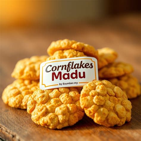 Resepi Biskut Cornflakes Madu Rangup And Mudah