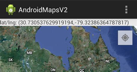 Android Er Google Maps Android API V Example Detect User Touch On GoogleMap And Animate To