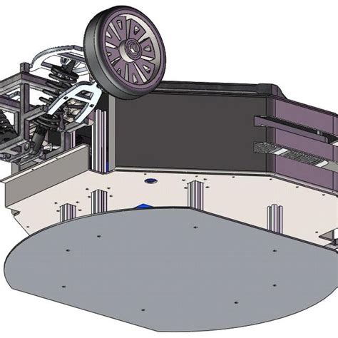Simulation Design Diagram Of The Tomato Picking Robot Chassis 1