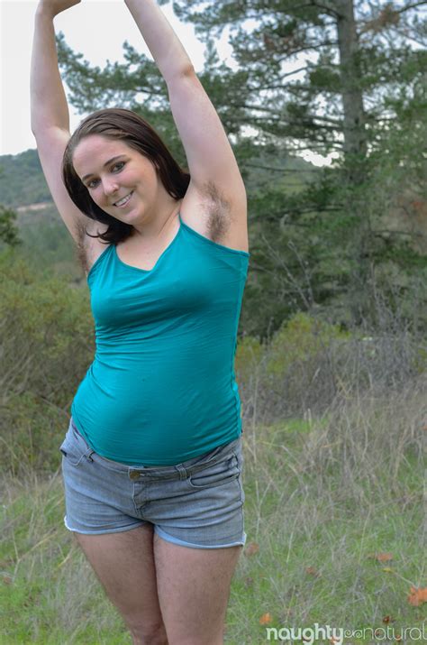 Amateur Beauty Harley Hex Unveils Her Hairy Body As She Strips In