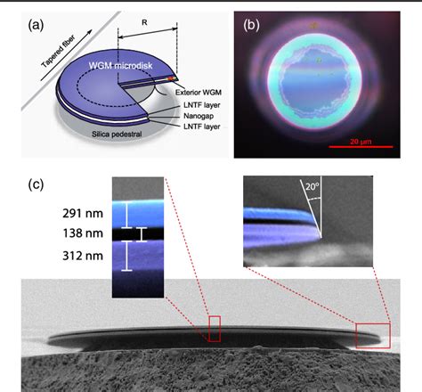 Figure 1 From High Q Exterior Whispering Gallery Modes In A Double Layer Crystalline Microdisk