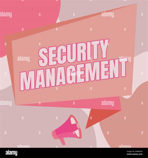 Handwriting Text Security Management Concept Meaning Is The Identification Of An Organization S