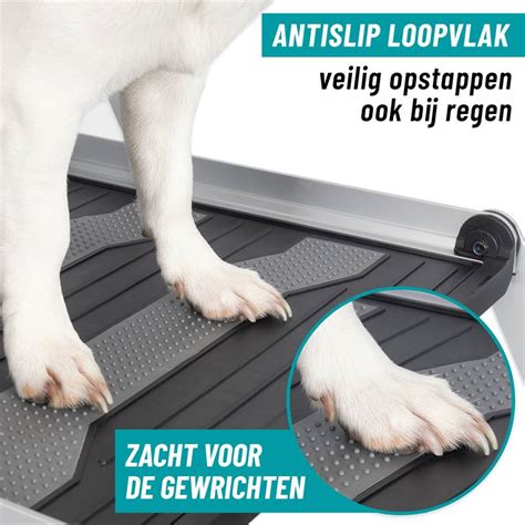 Opvouwbare Hondentrap 4 Treden Auto Instaphulp Voor Honden