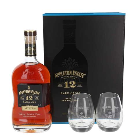 Appleton Estate 12 Jahre Rare Casks Rum Mit 2 Gläsern Whiskyde