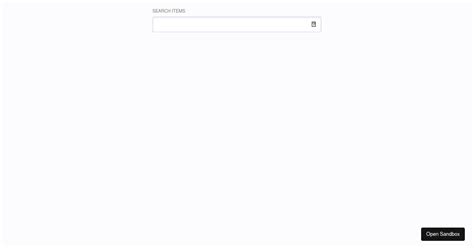 autocomplete javascript api forked codesandbox