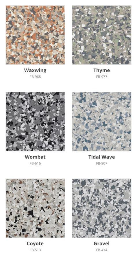 Color Chart Aandb Coatings