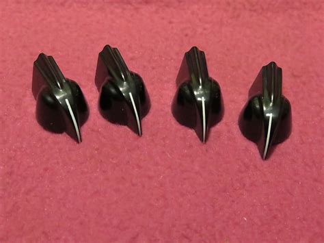 4 Vintage Nos 1970s Davies Dakaware Chicken Head Knobs For Reverb