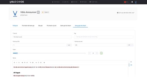 Hướng dẫn đóng góp thử thách contribute challenge trên nền tảng Viblo Code