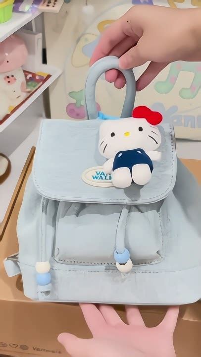 봄~여름 코디 만능 가방 추천☀️시원한 연청 컬러로 코디 완성🩵복조리백 수납력 갑인 거 아시죠 파우치도 수납 가능💖 가방추천 여성가방 가방추천 대학생코디