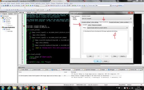 C How To Include A Custom Library In Code Blocks Windows 7