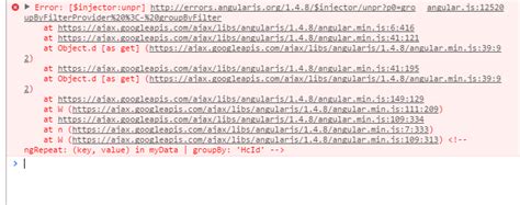 Javascript How To Group Elements Using An Angular Filter Stack