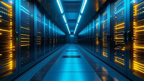 Premium Photo Rows Of Servers In A Data Center