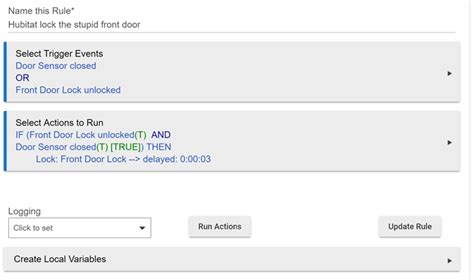 Intermittent Behavior Door Fails To Lock Consistently Get Help Hubitat
