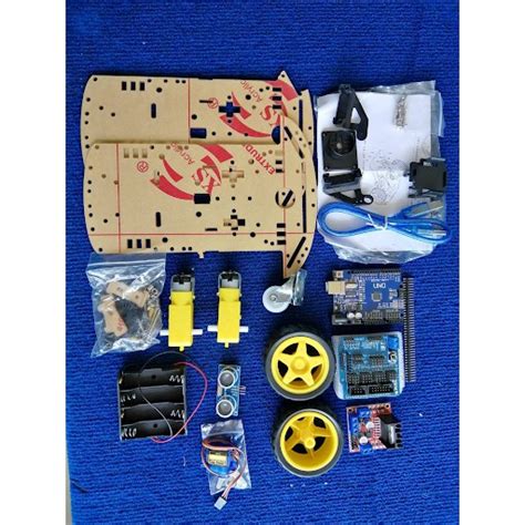 ชุดประกอบหุ่นยนต์ Arduino Tracking Motor Smart Robot Car Chassis Kit