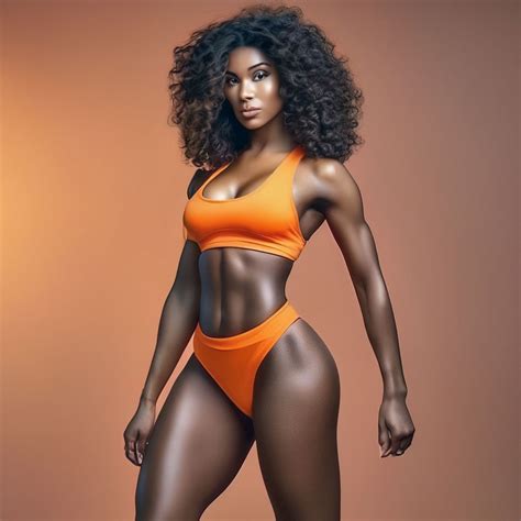 Fitness Bikini Spectacular Black Beauty Full Length Aesthetics Of A
