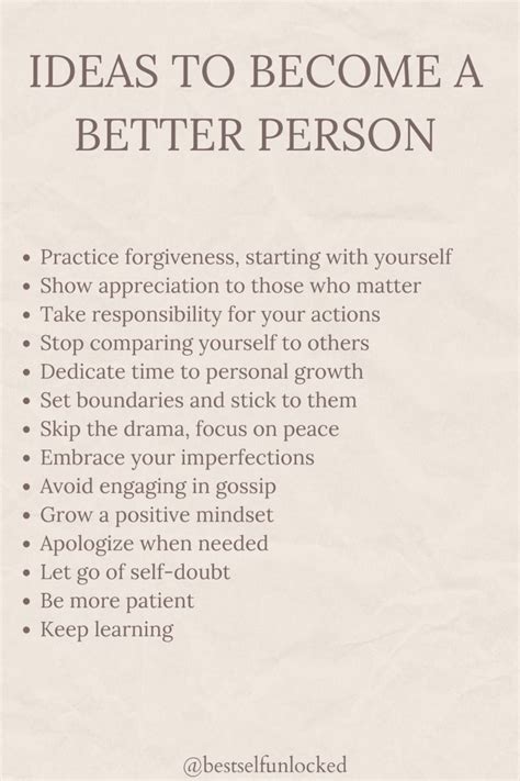Best 12 11 Tips On Becoming A Better Person Easy Things To Do Now