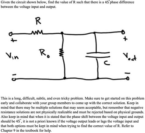 Solved Given The Circuit Shown Below Find The Value Of R Chegg