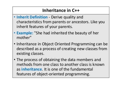 Oop Inheritance In Detail With Types And Examples By Komal Rokadepptx