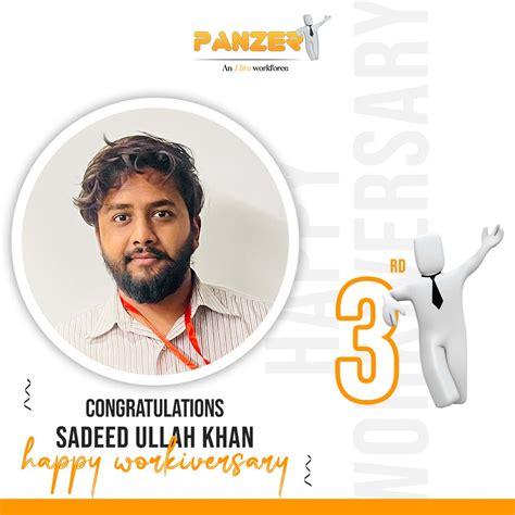 Panzer Congratulations On Reaching Your Third Work Anniversary With