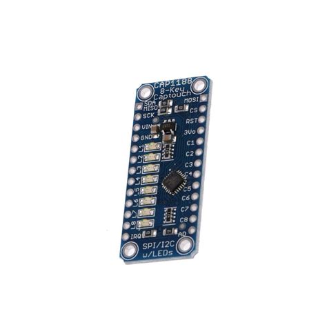 1pcs Cap1188 8 Key Capacitive Touch Sensor Module Spi I2c Captouch Led Ca Ebay