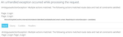 C AmbiguousActionException Multiple Actions Matched When Using Only GET Stack Overflow