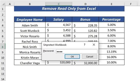 How To Remove Read Only From Excel File
