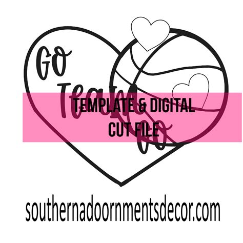 Go Team Go Template And Digital Cut File Southern Adoornments Decor