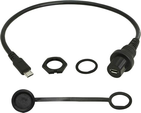 Amazon Com CERRXIAN 30cm Micro USB Mount Extension Dash Flush Cable For Car Boat Motorcycle